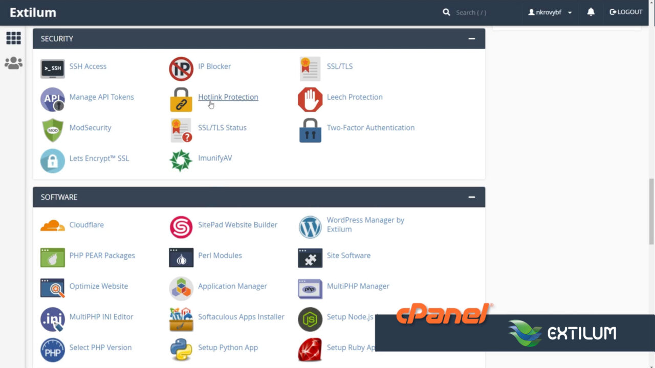 Enable Hotlink protection - cPanel • Extilum Knowledgebase