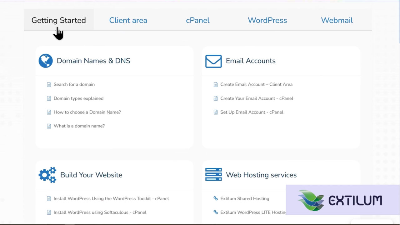 Extilum Knowledge Base - Browse Categories • Extilum Knowledgebase