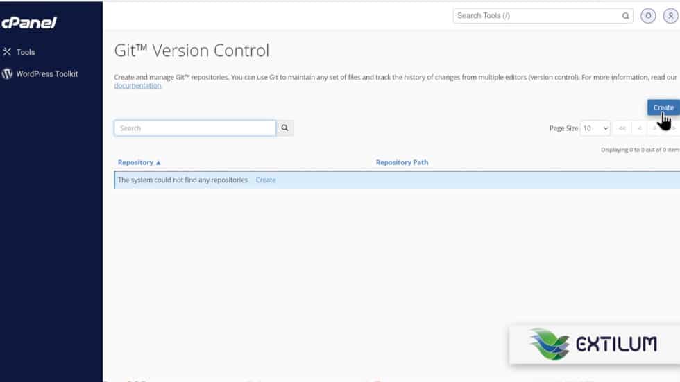 Create a Git Repository - cPanel • Extilum Knowledgebase